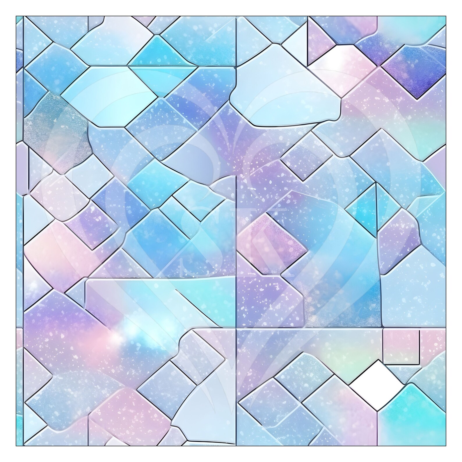 Pastel Holographic Glitter DIGITAL PAPER Marbling Rainbow Metallic ...