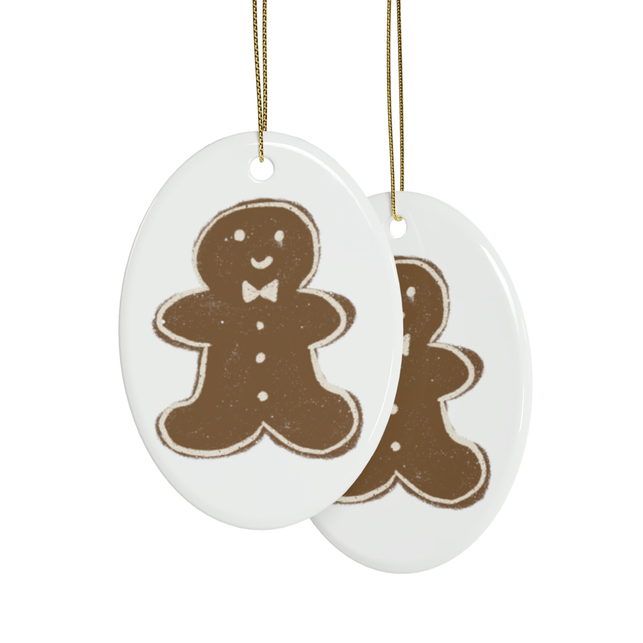 Ceramic Christmas Cookie Tree Ornaments (1pc, 5pc, 10pc) - Etsy