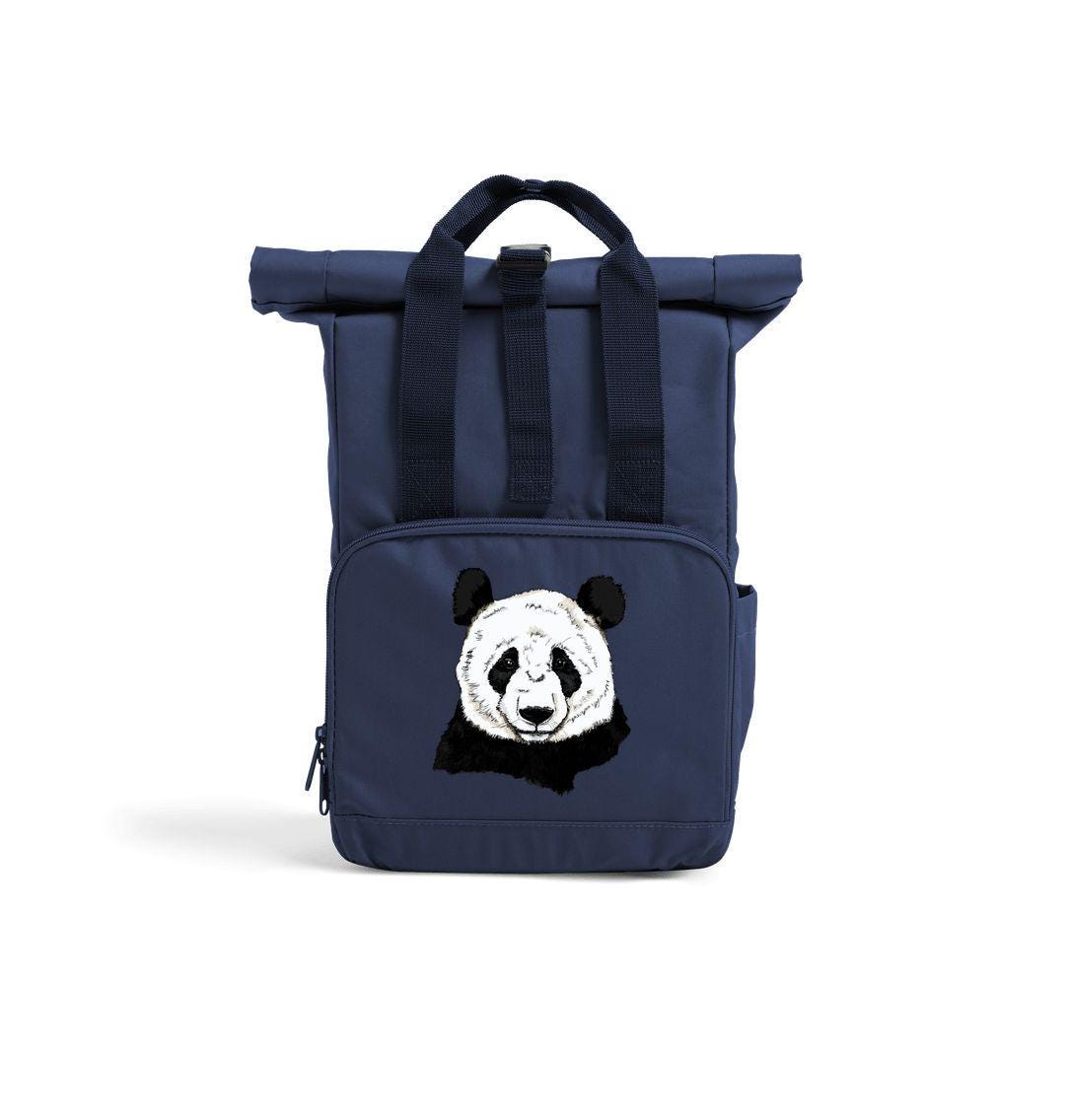 Panda 9l Mini Recycled Roll Top Backpack - Etsy
