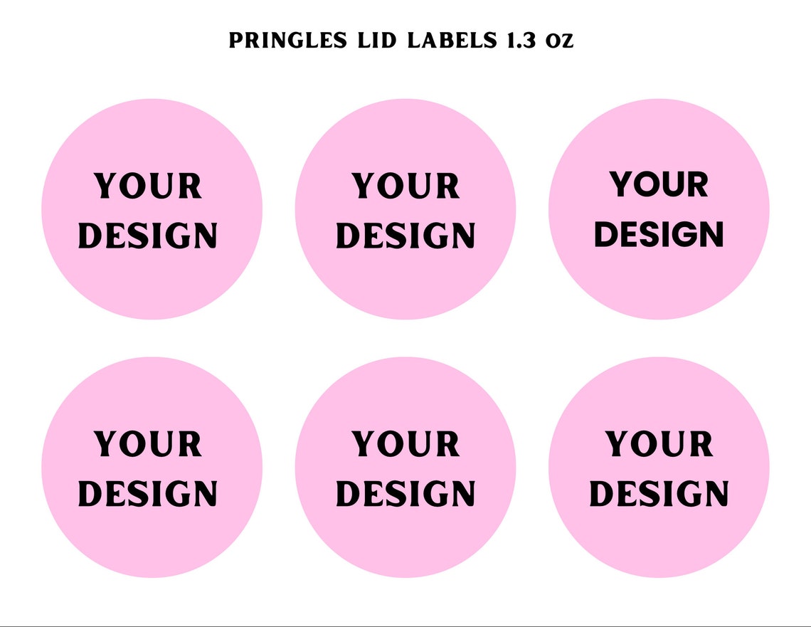 Pringles Label Template - Etsy