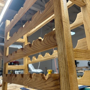Craft Handmade Hardwood Wine Rack Local & Sustainable Perfect Wine ...
