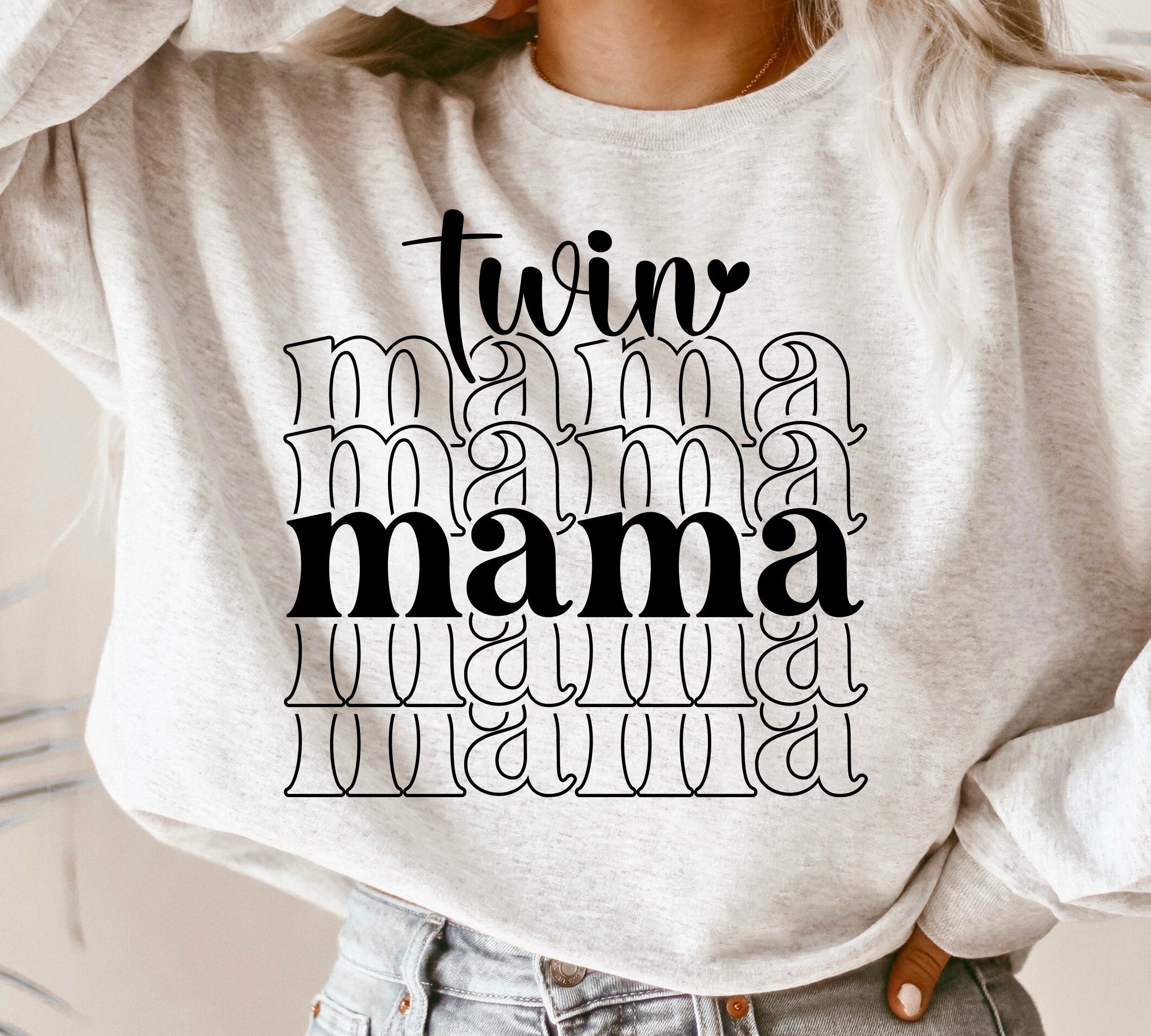 Twin Mama Svg Bundle, Twin Mom Svg, Twins Mother Svg, Mom of Twins Svg ...