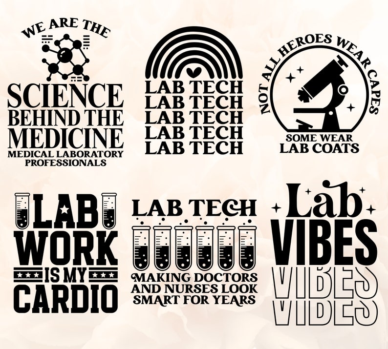 Lab Tech Svg Png Bundle, Laboratory Technician Svg, Lab Tech Shirt ...