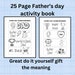 Father's Day Activity Book Printable Father's Day Activity Book Digital ...