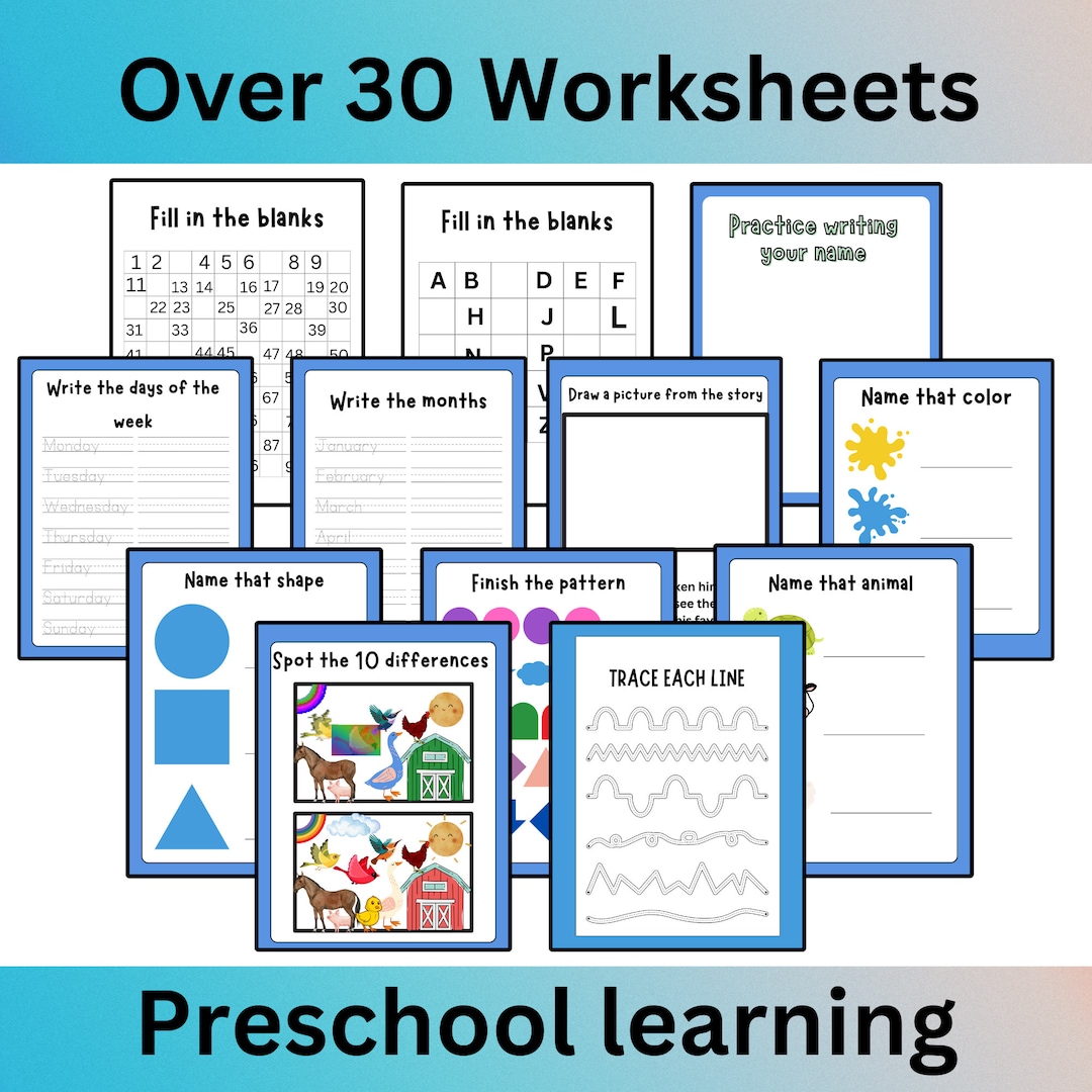 Preschool Curriculum Preschool Worksheet Preschool Activity ...