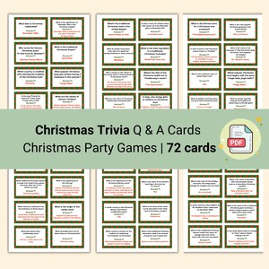 Printable Christmas Trivia, Printable Games, Christmas Games, Holiday ...