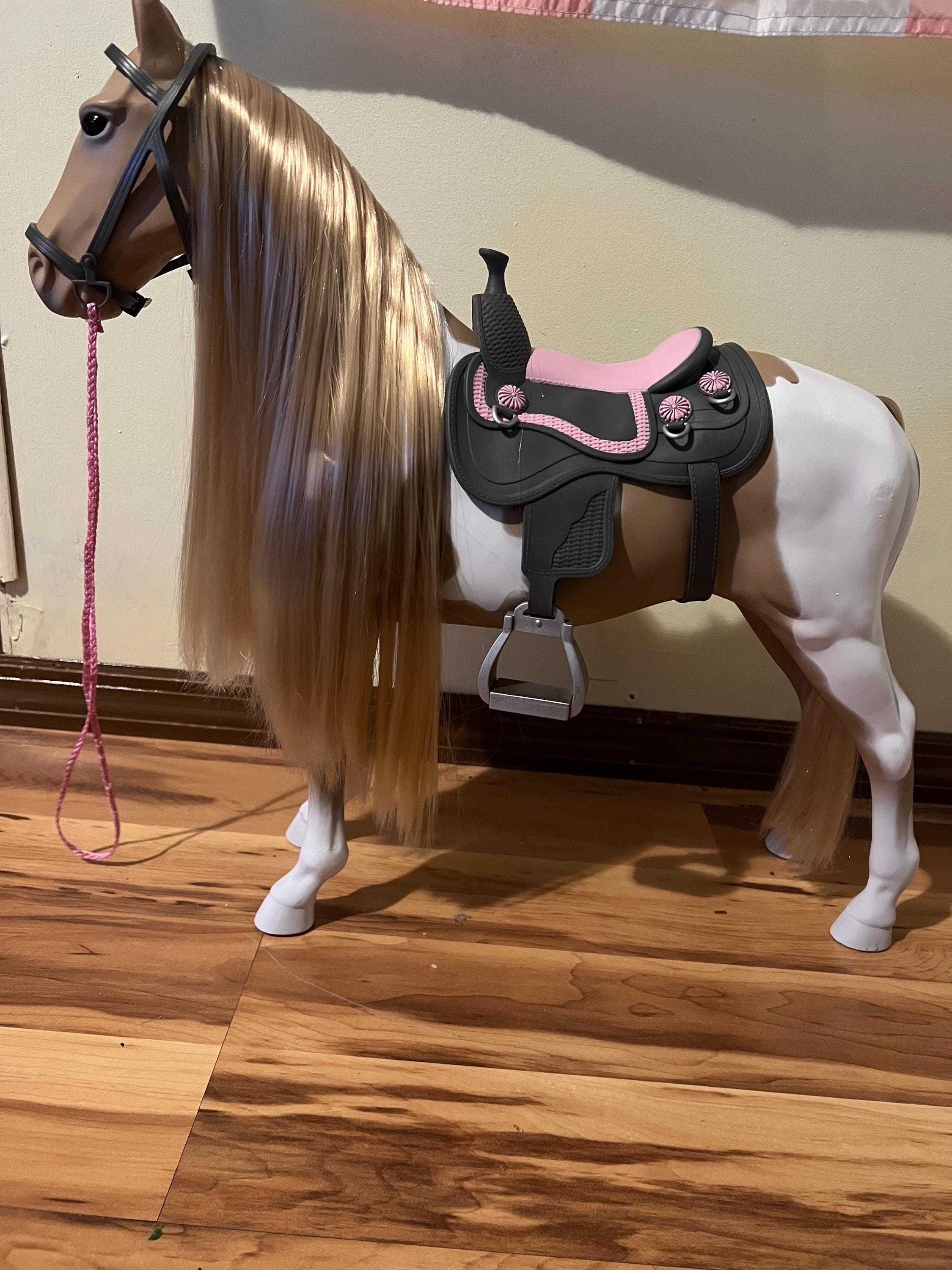 A Modern American Girl Doll Horse With Removable Accessories and ...