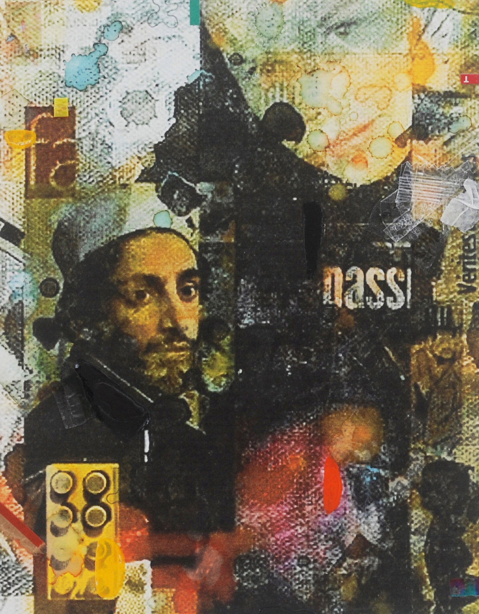 HIDDEN TRUTHS - Original Collage Art Print + Mixed Media Passe-partout ...