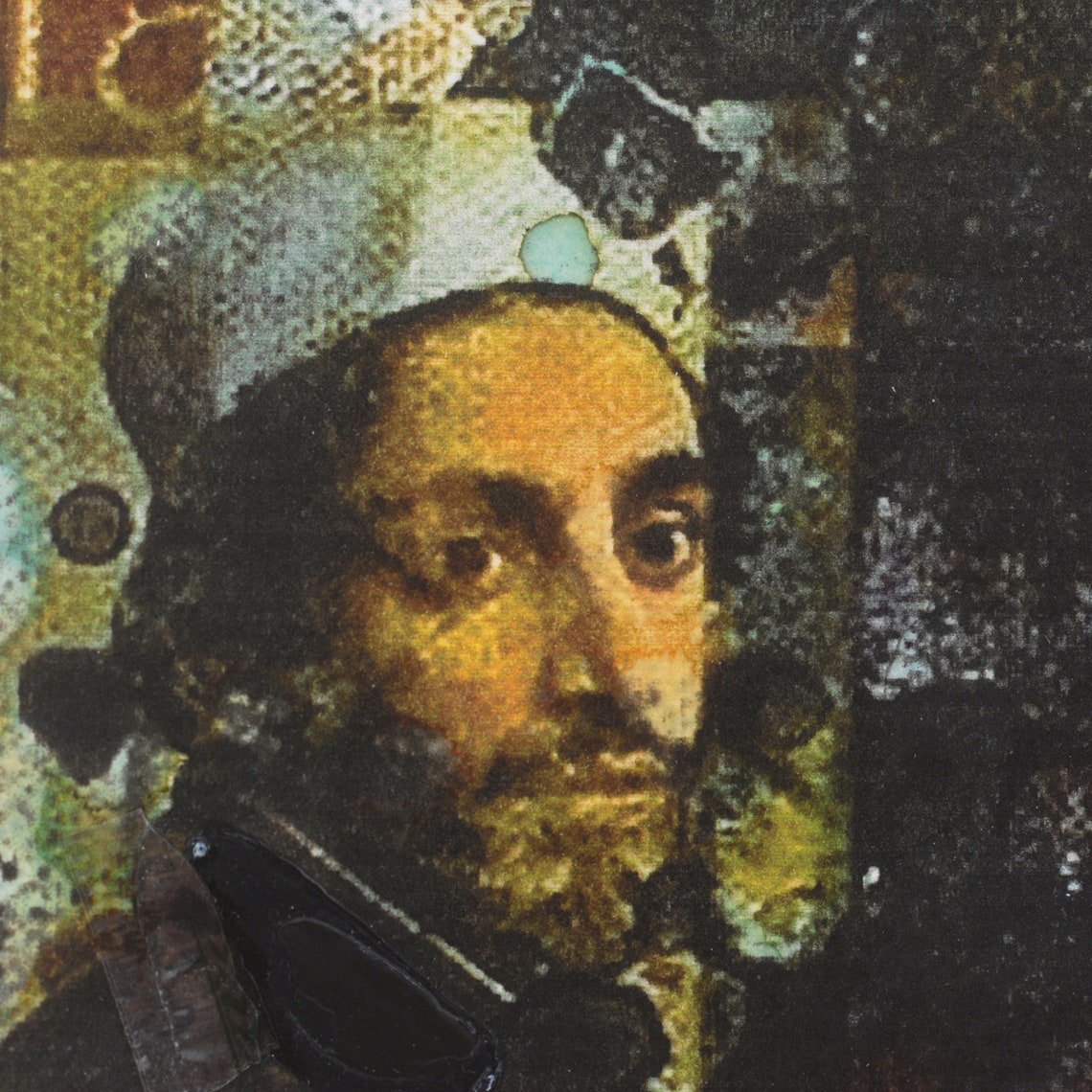 HIDDEN TRUTHS - Original Collage Art Print + Mixed Media Passe-partout ...