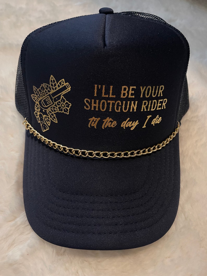 Trucker Hat With Chain: Shotgun Rider - Etsy