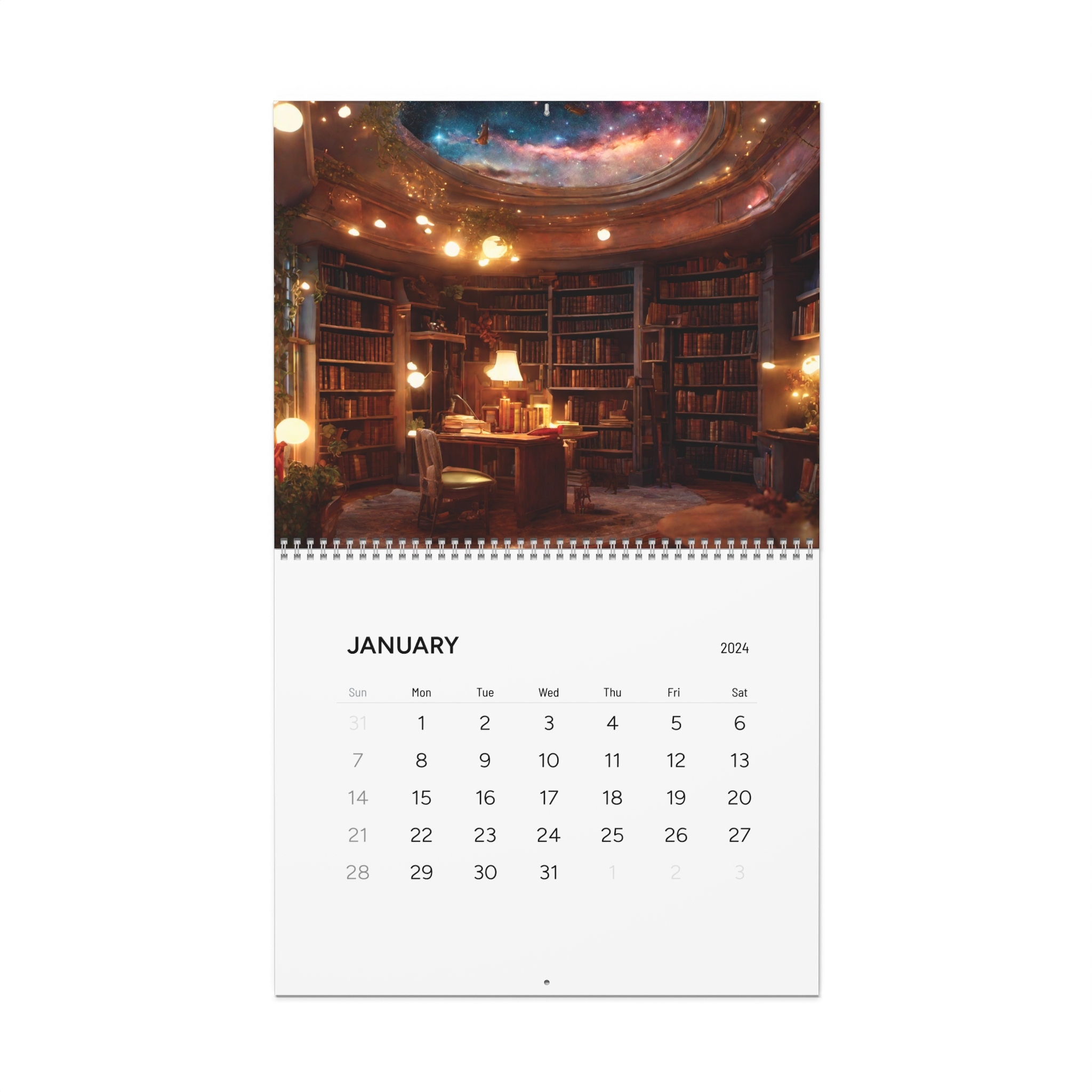 Mystical Libraries Wall Calendars (2024) - Etsy