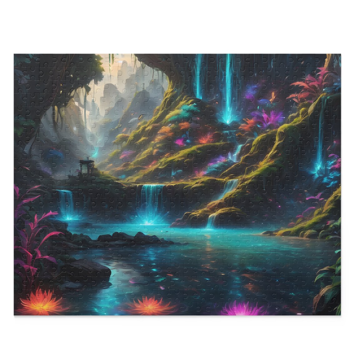 Fantasy Waterfall Puzzle 120, 252, 500-piece - Etsy