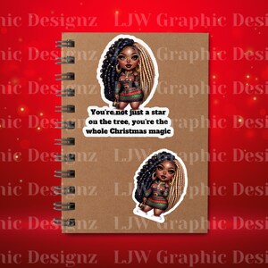 Digital Christmas Magic Clipart & Sticker Set Commercial Use Festive ...