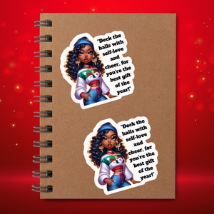 Digital Festive Holiday Cheer Clipart & Sticker Set Commercial Use ...