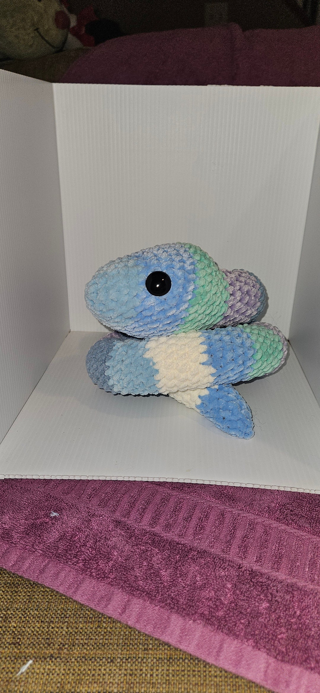 FUZZY CROCHET SNAKE - Etsy