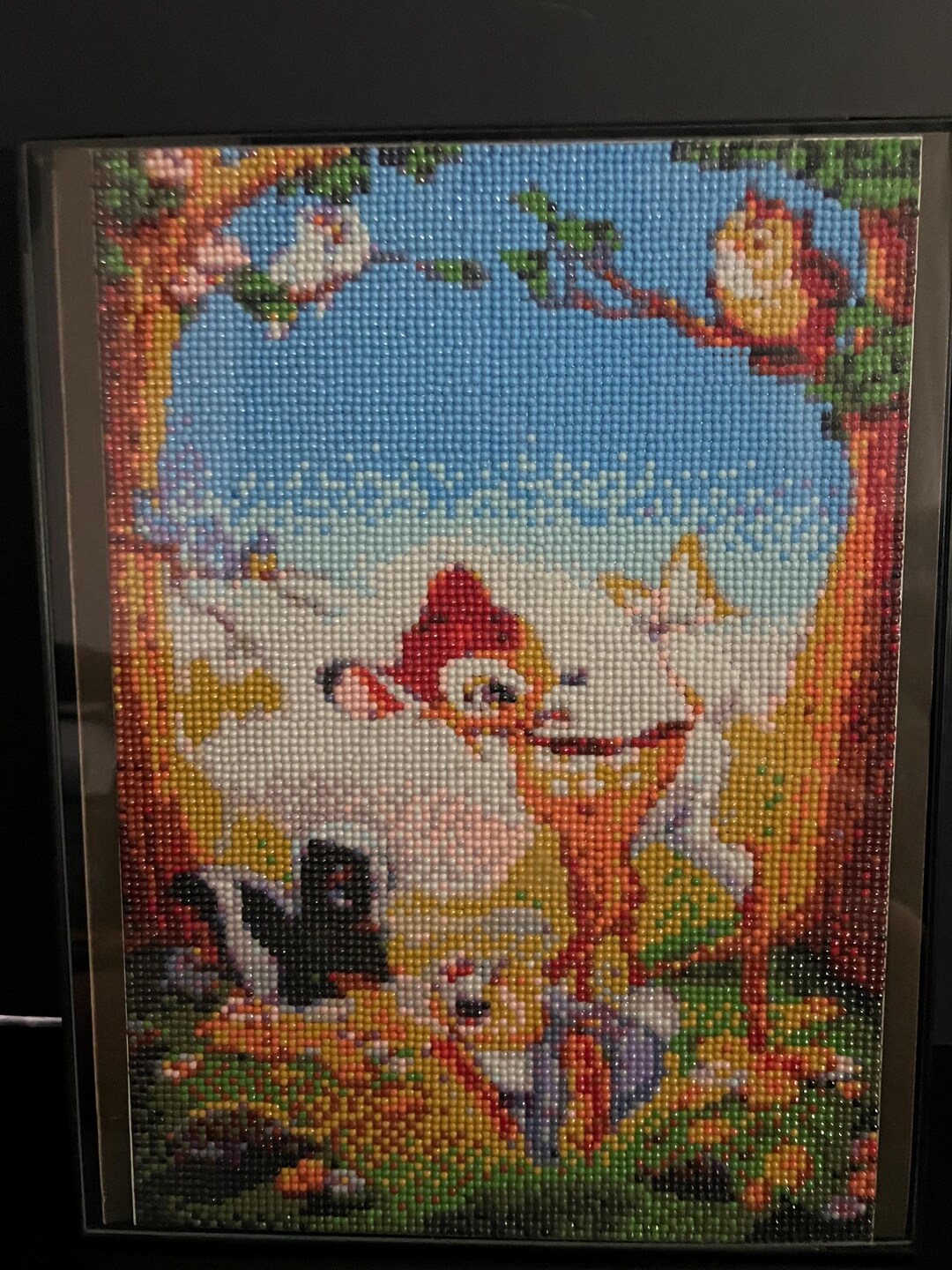 Disney Bambi, Thumper and Flower - Finished Diamond Painting - Etsy