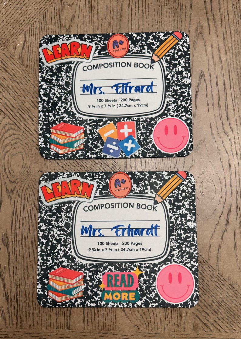 Customized Teacher Mouse Pad - Etsy