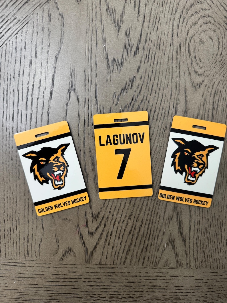 Custom Team Logo Bag Tags: Personalized Sports Luggage Tag - Etsy
