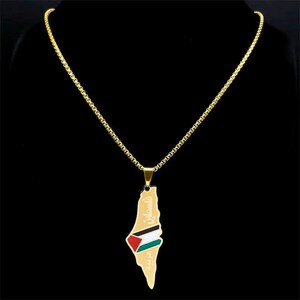Palestine Necklace Gold Palestine Chain Palestine Bracelet - Etsy