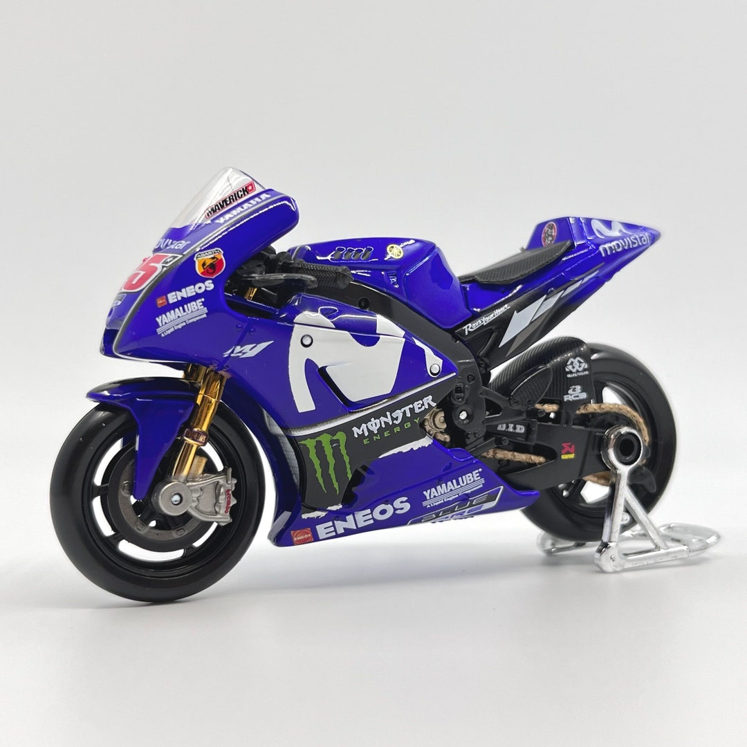 2018 Yamaha Motogp 1:18 Diecast Model Bikes Diecast Autos - Etsy