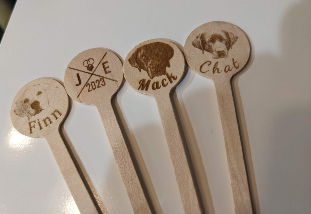 Custom Wedding Cocktail Mixing Stir Sticks, Custom Coffee Stirrers - Etsy