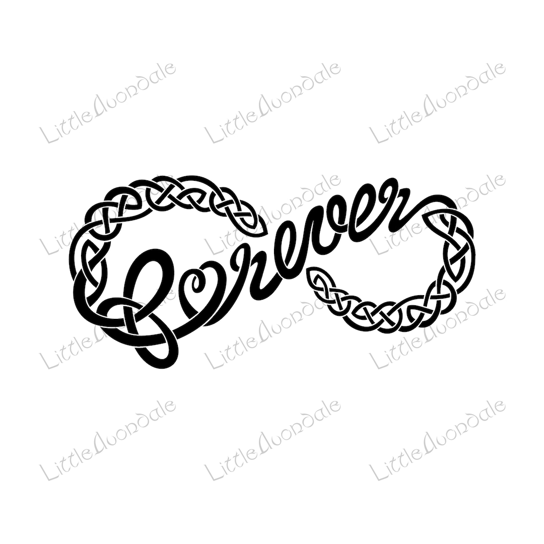 Forever Infinity Vector Infinity Symbol Celtic Ai SVG PNG - Etsy