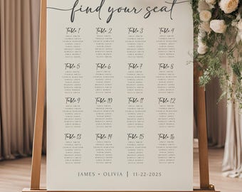 wedding table plan template word