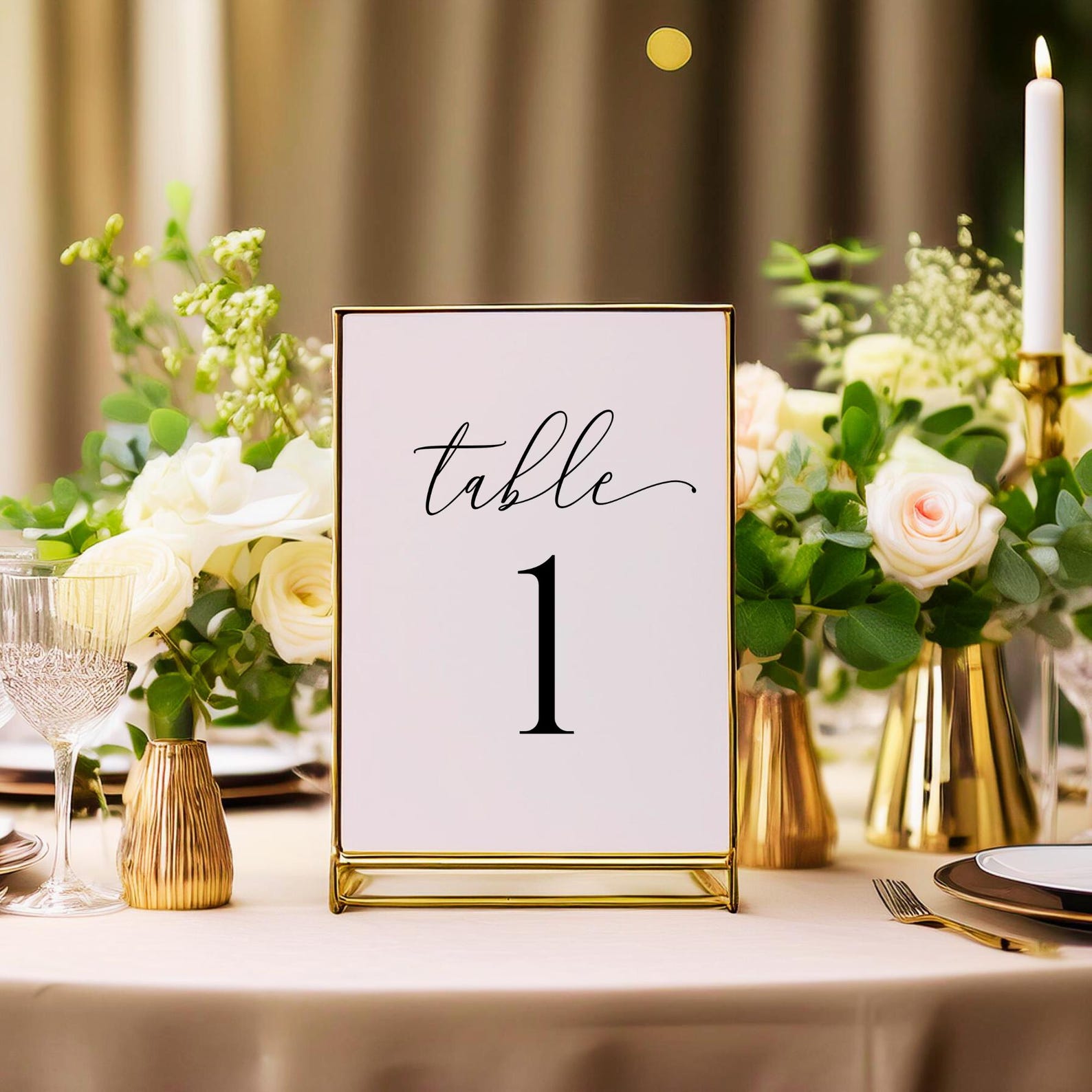 Wedding Table Numbers Template, Wedding Seating Template, 5x7 Table ...