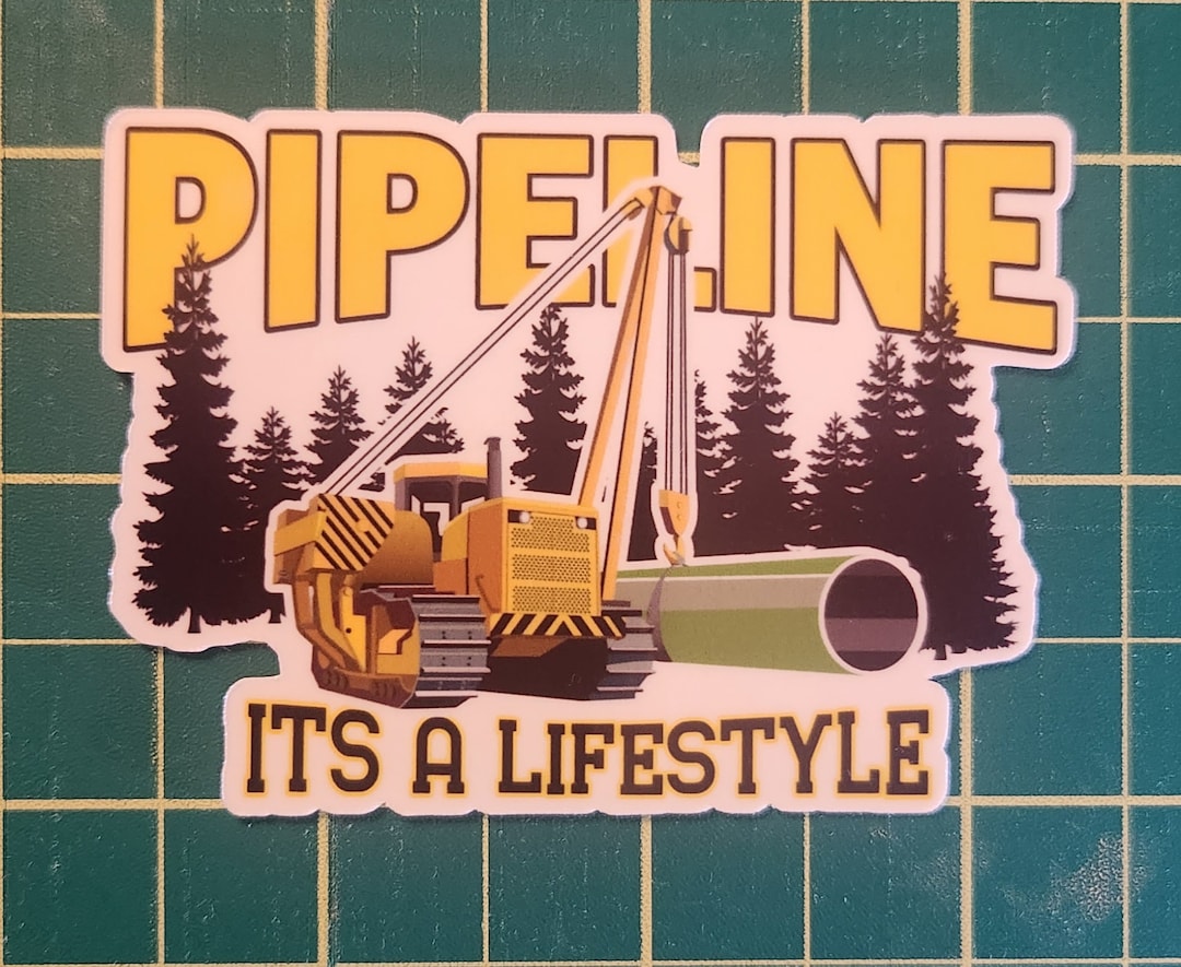 Pipeline Lifestyle Sticker - Etsy