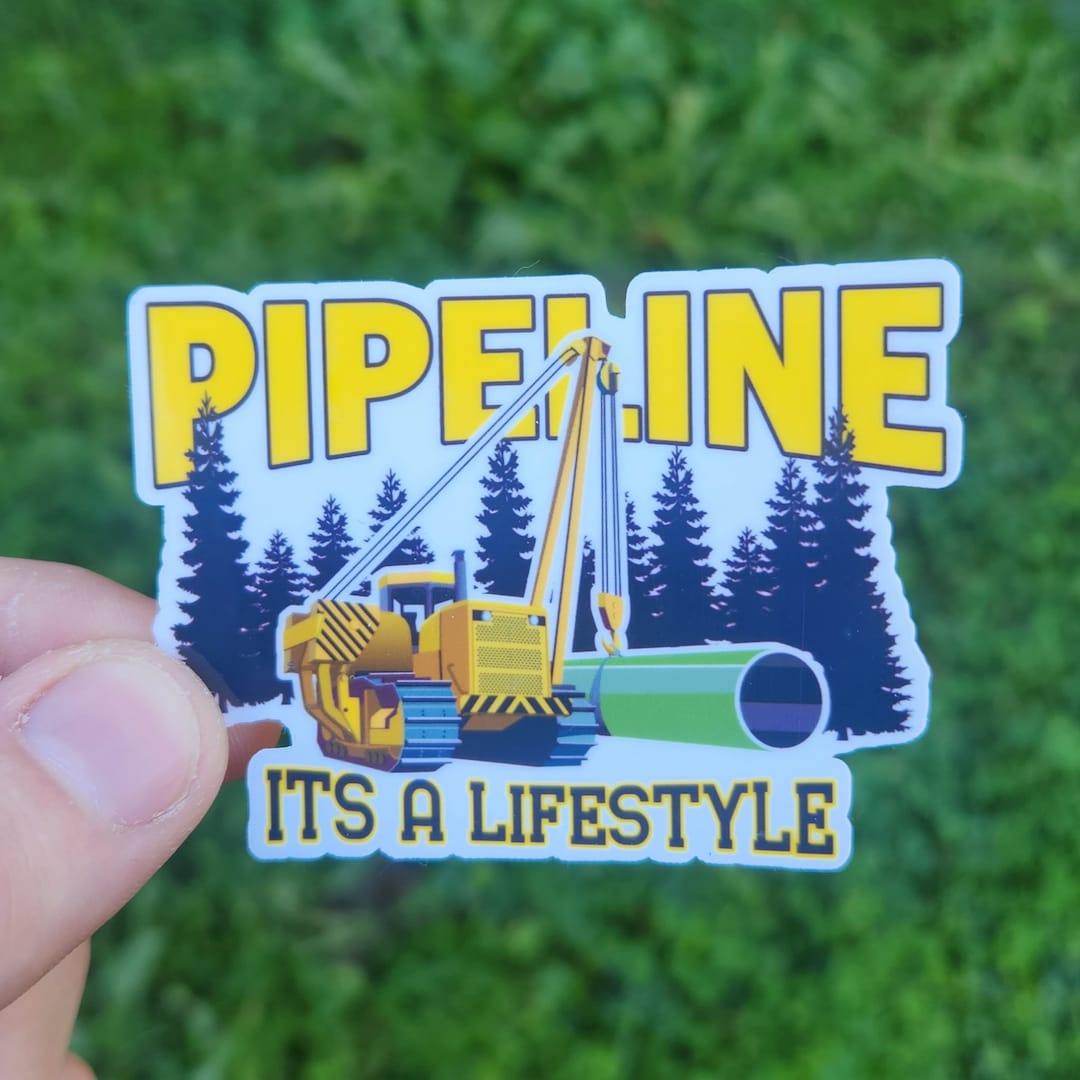 Pipeline Lifestyle Sticker - Etsy