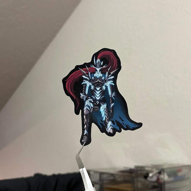 Igris, Solo Leveling, Handmade Laminated Sticker - Etsy