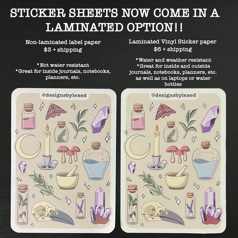Apothecary Sticker Sheet - Journal Stickers - Etsy