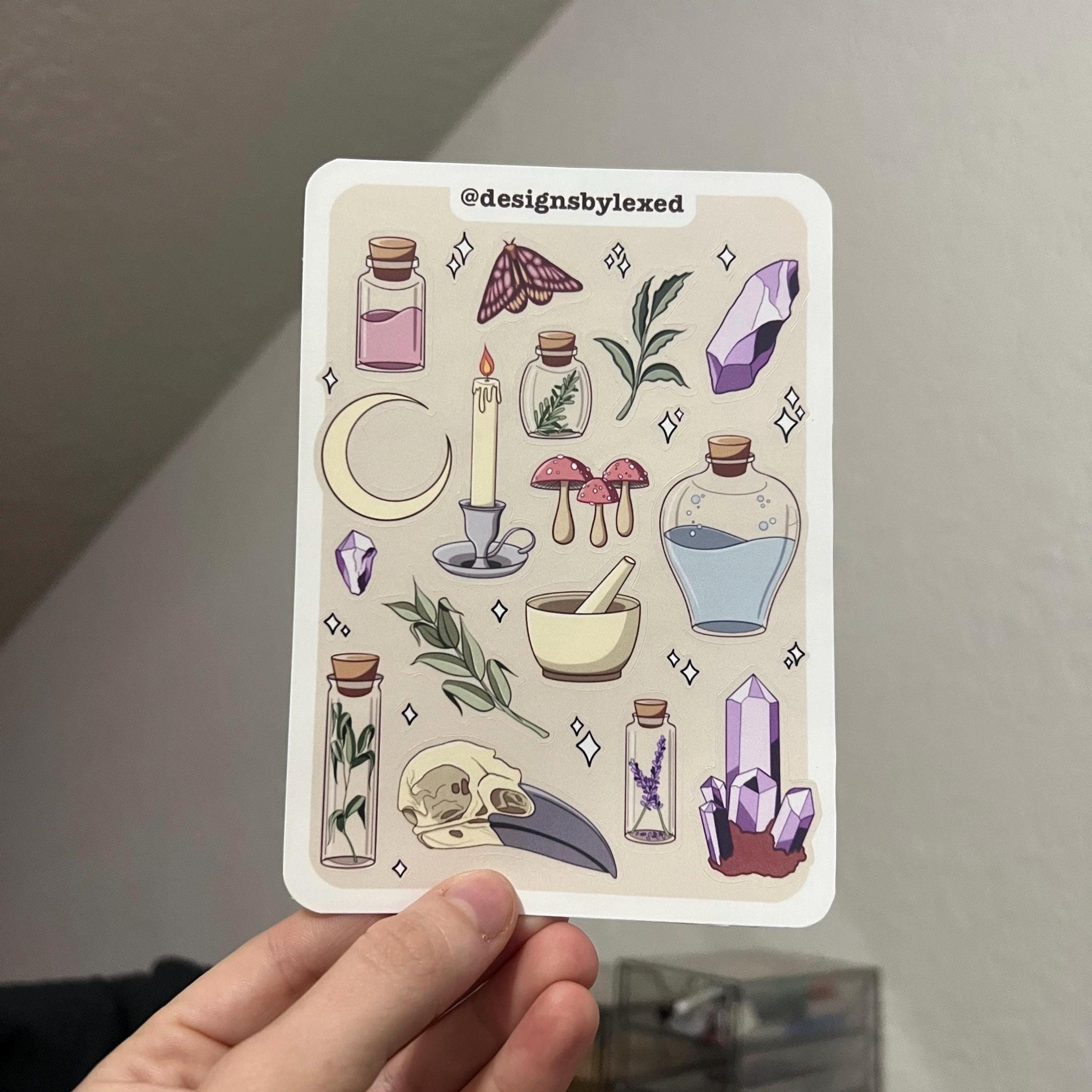 Apothecary Sticker Sheet - Journal Stickers - Etsy