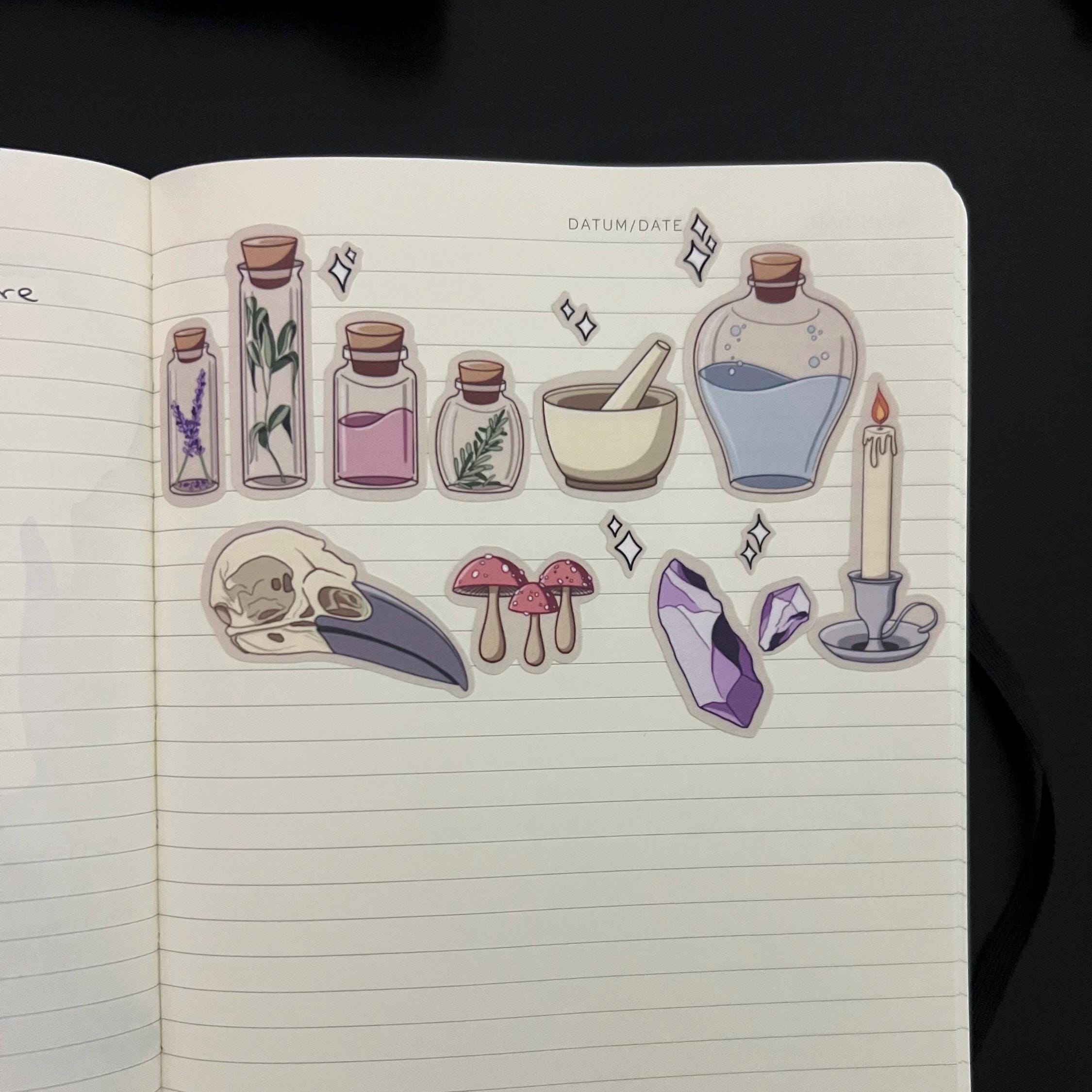 Apothecary Sticker Sheet - Journal Stickers - Etsy