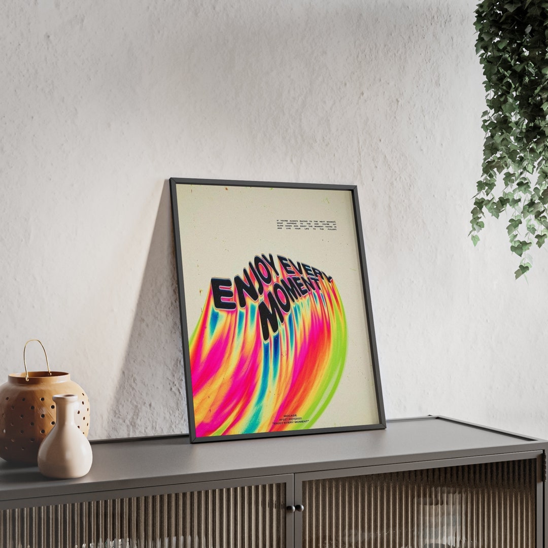 Enjoy Every Moment With Wooden Frame - Etsy