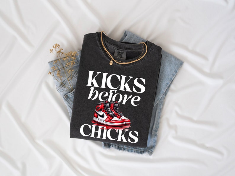 Kicks Before Chicks Kids Valentine Shirt, Valentine's Day, Boy ...
