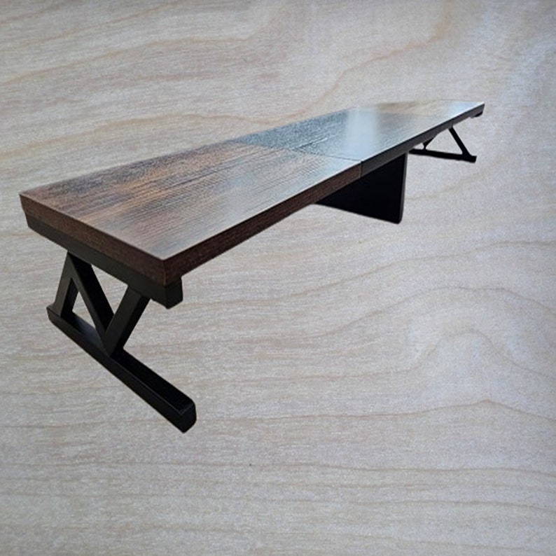 Dual Monitor Stand Riser Large Wood Monitor Riser for 2 - Etsy