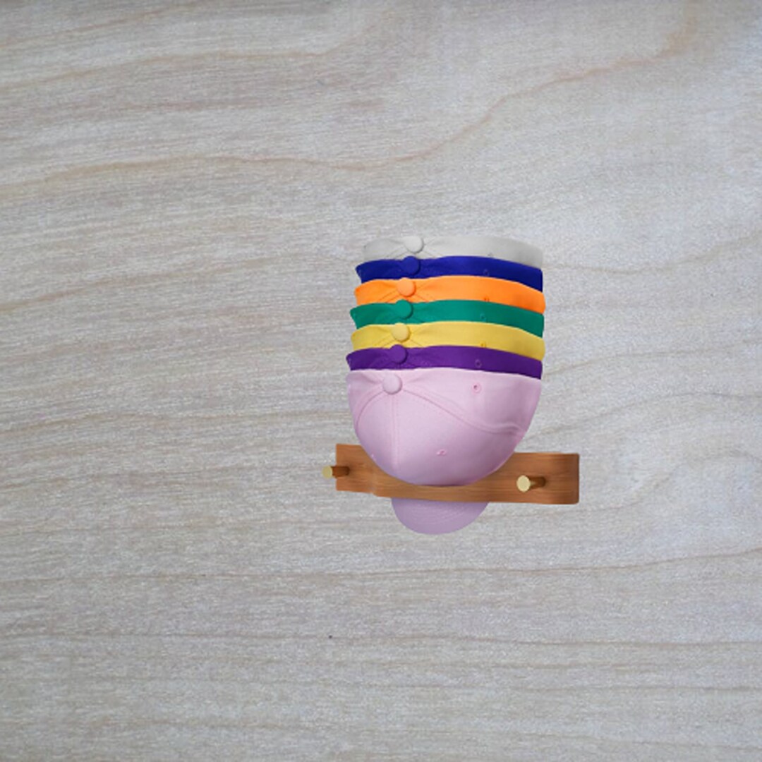 Hat Organizer Hat Rack for Wall Mounted Wooden Hat Organizers - Etsy