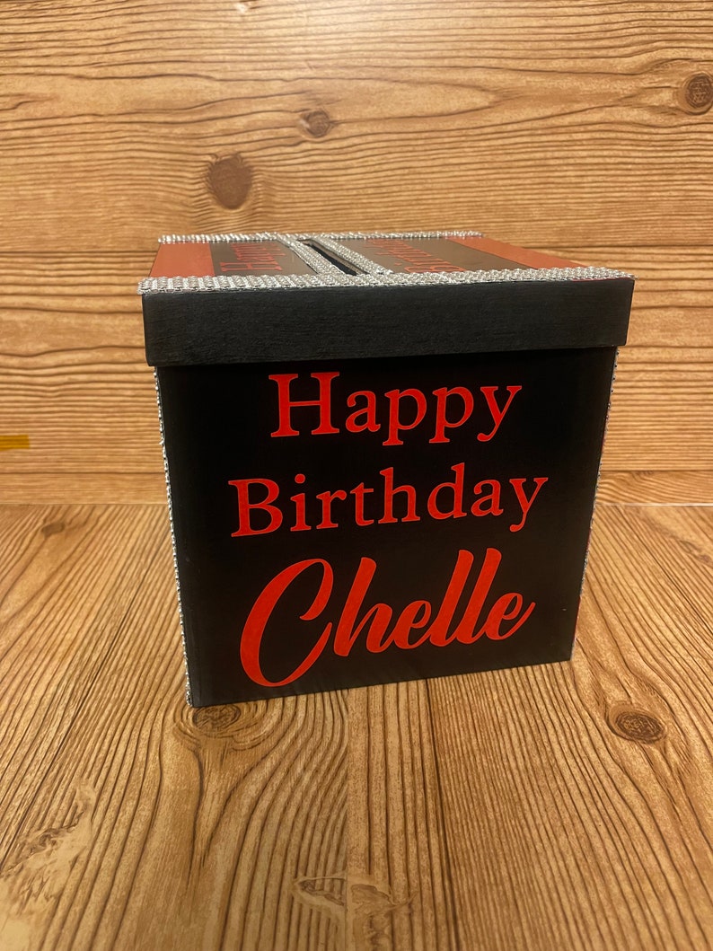 CUSTOM Money Box Card Boxpersonalized Tip Box Wedding Box Money Boxes ...