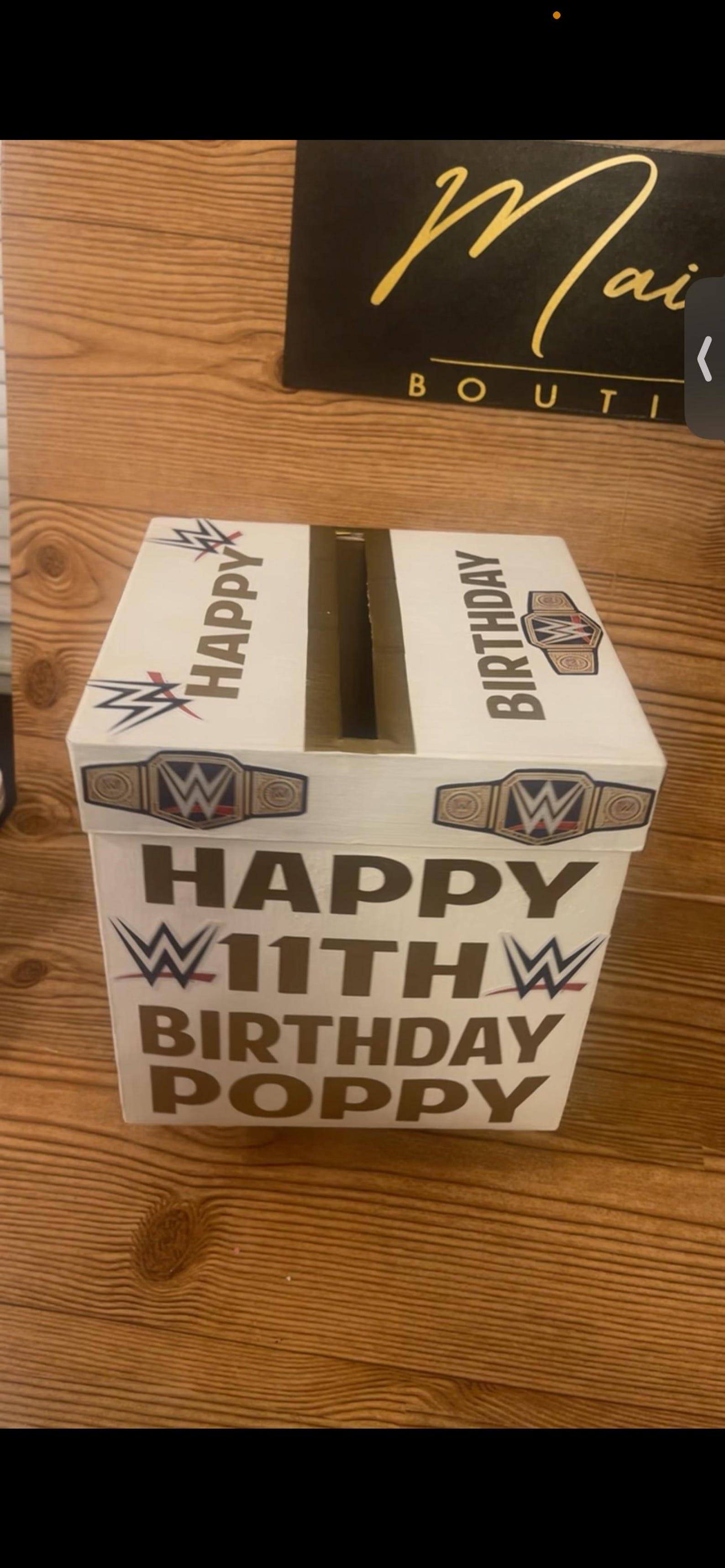 CUSTOM Money Box | Card Box|personalized Tip Box | Wedding Box| Money ...