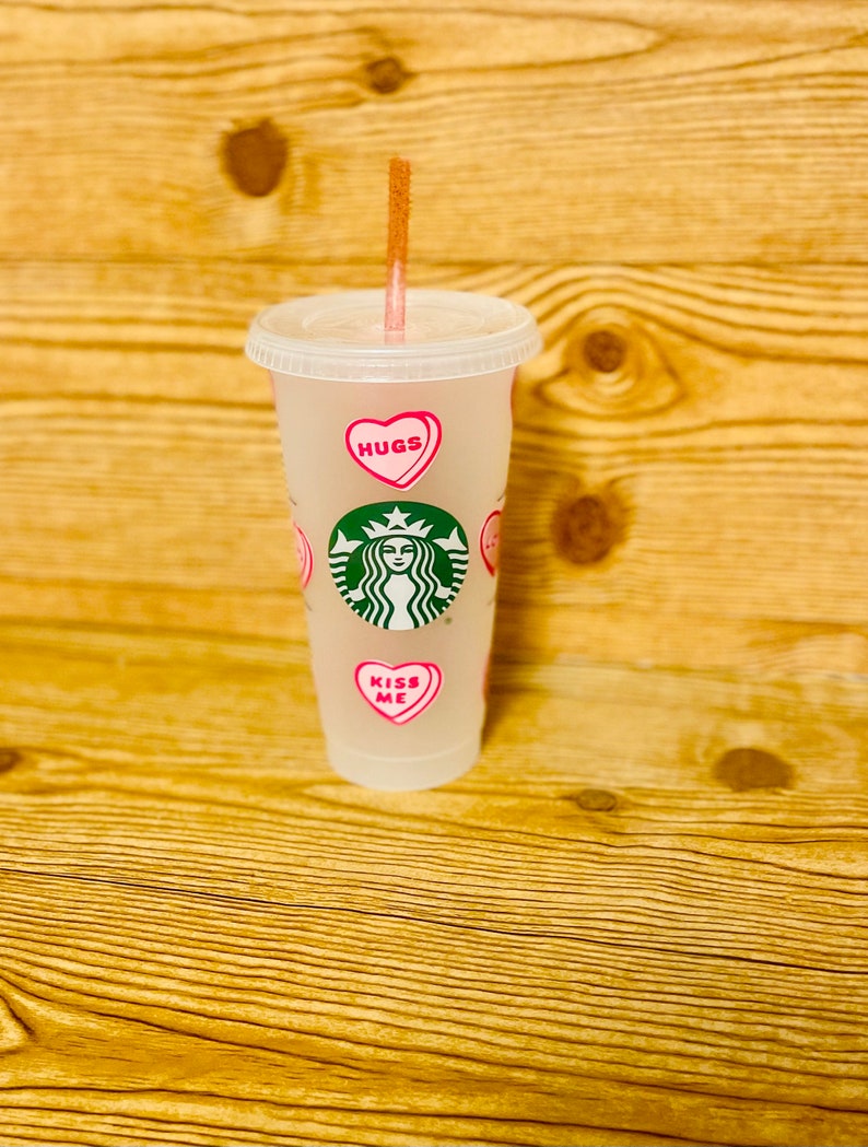 Valentines Day Starbucks Cold Cup - Etsy