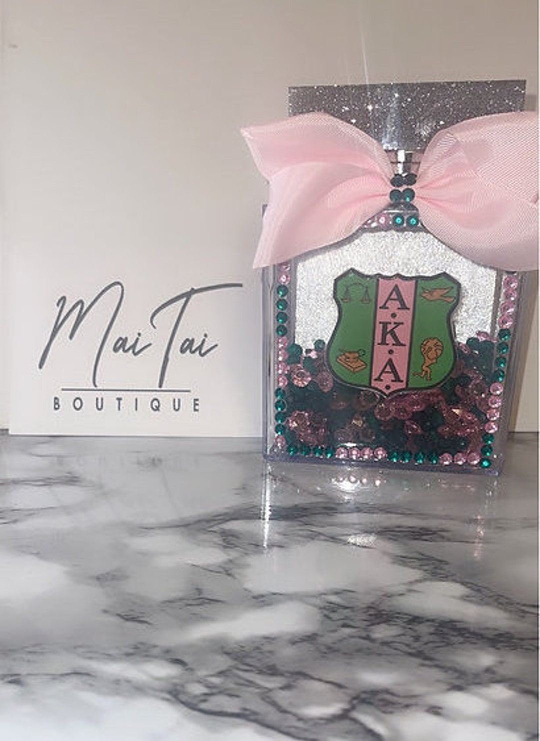 Sorority “AKA” Decorative Perfume Bottle - Etsy