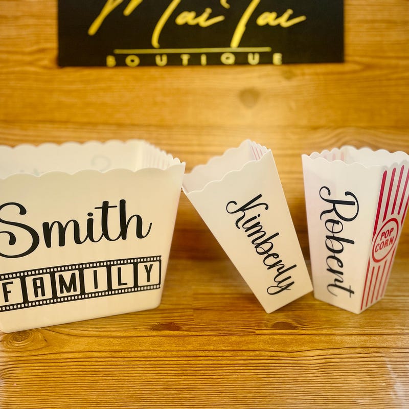 Popcorn Container Girls - Etsy