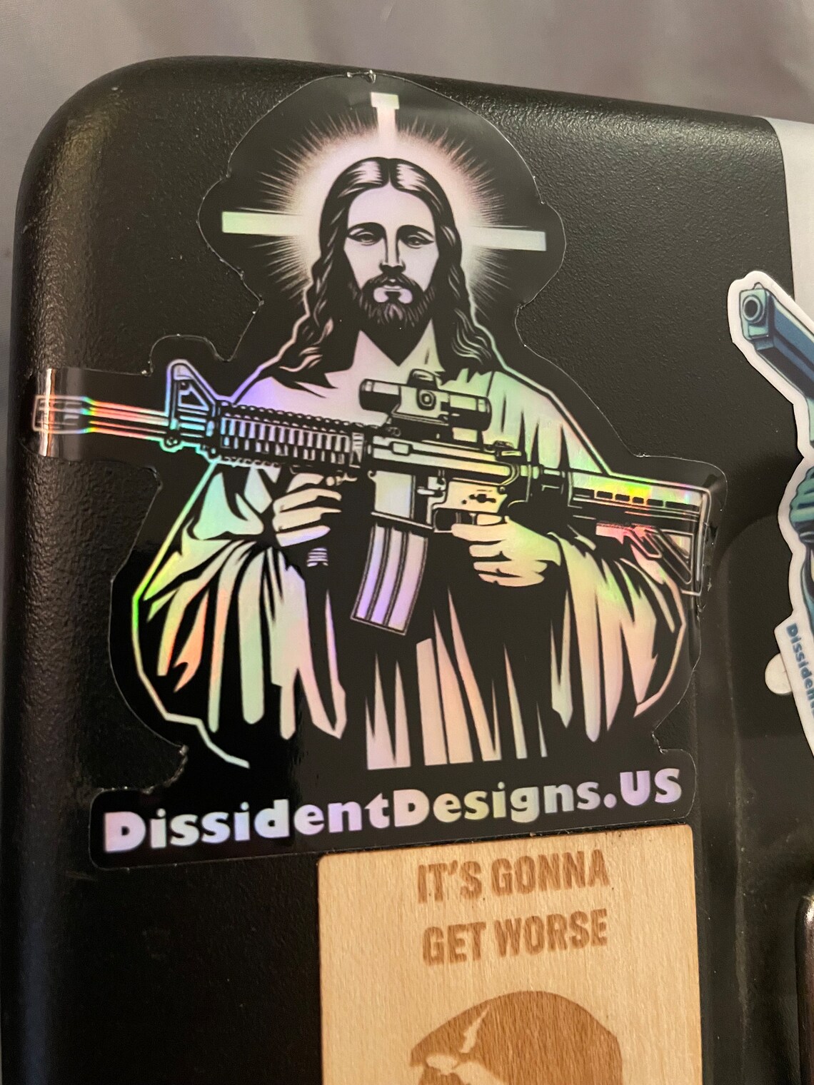 Tactical Jesus Holographic Sticker 2.82 X 3 - Etsy
