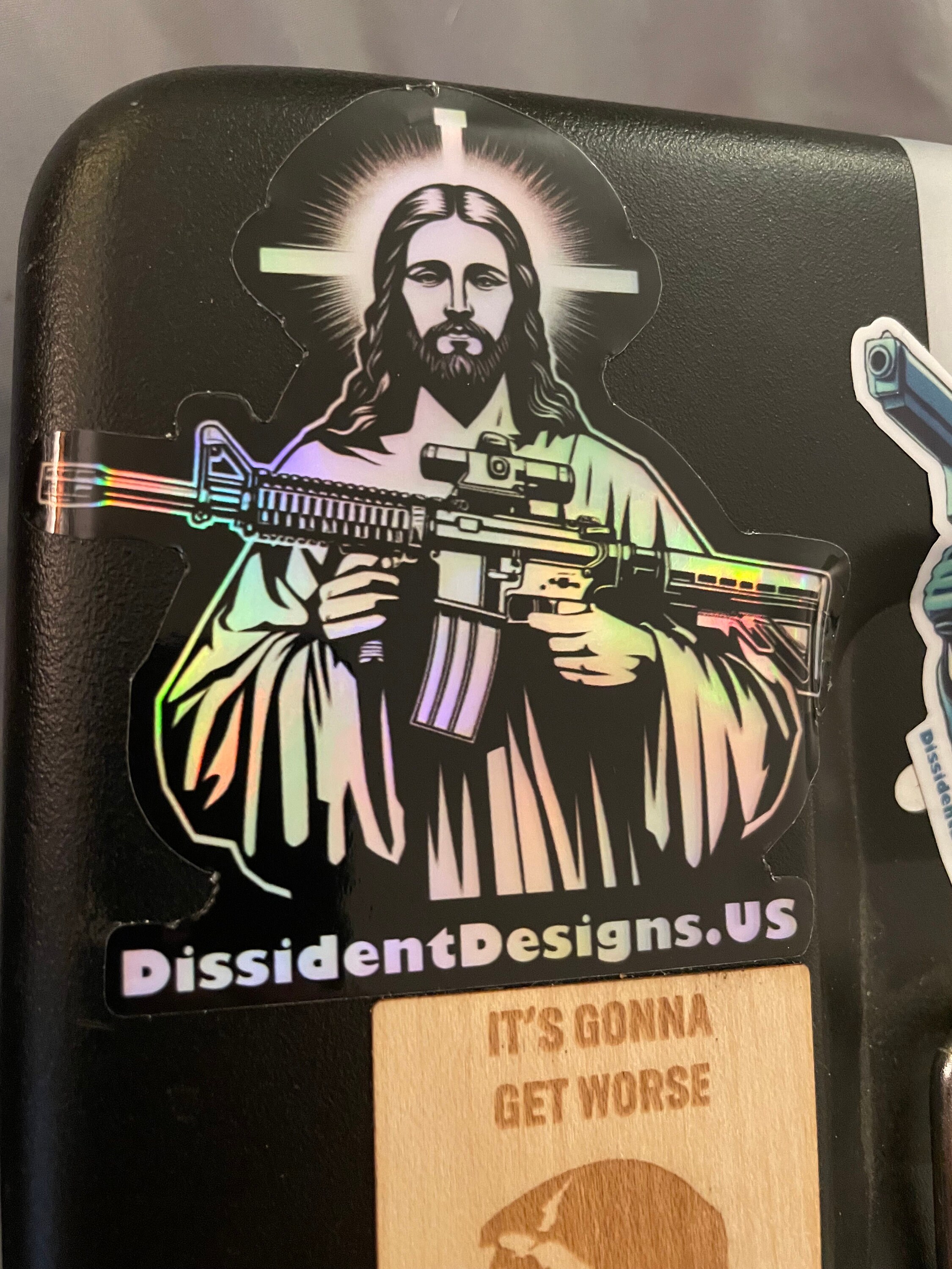 Tactical Jesus Holographic Sticker 2.82 X 3 - Etsy