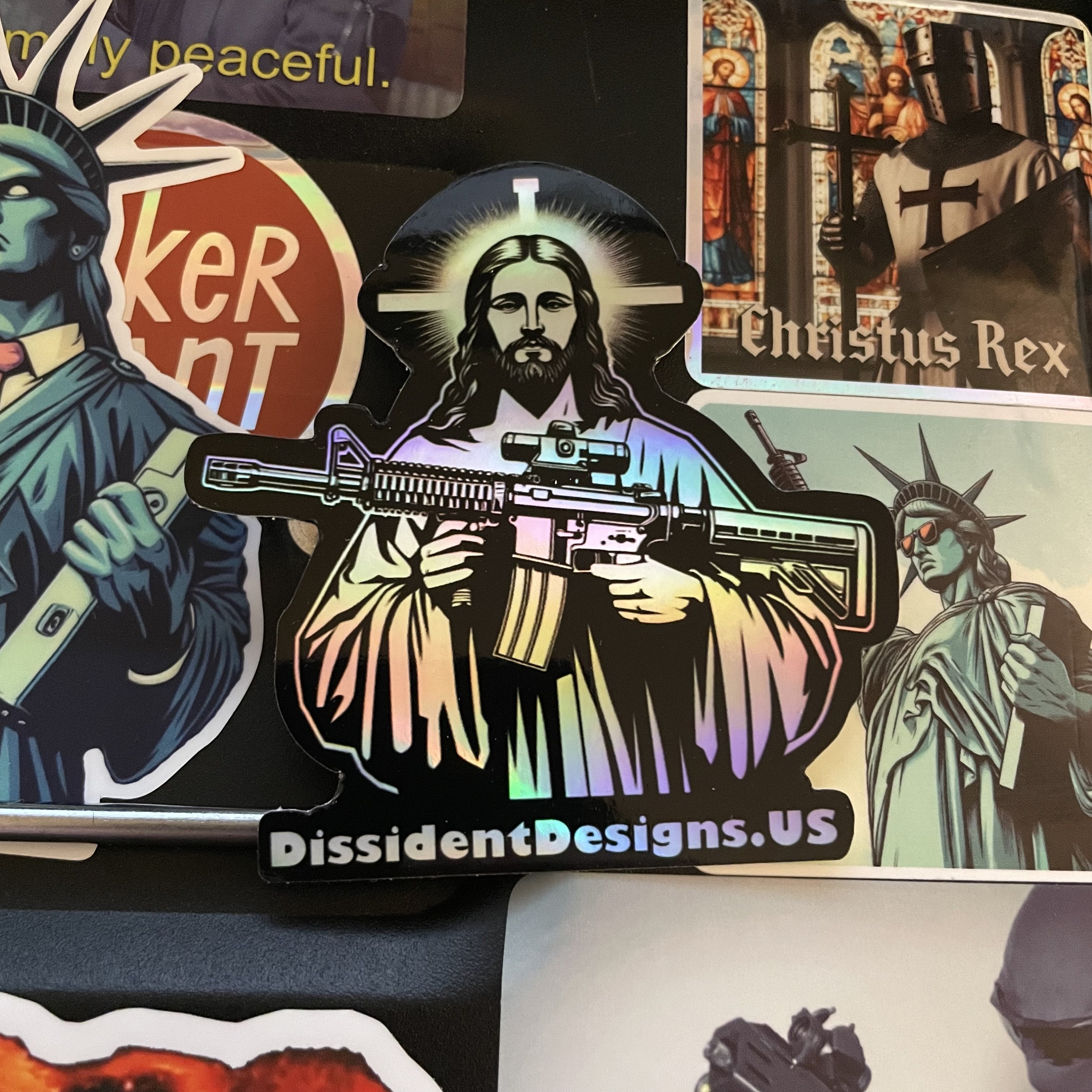Tactical Jesus Holographic Sticker 2.82 X 3 - Etsy