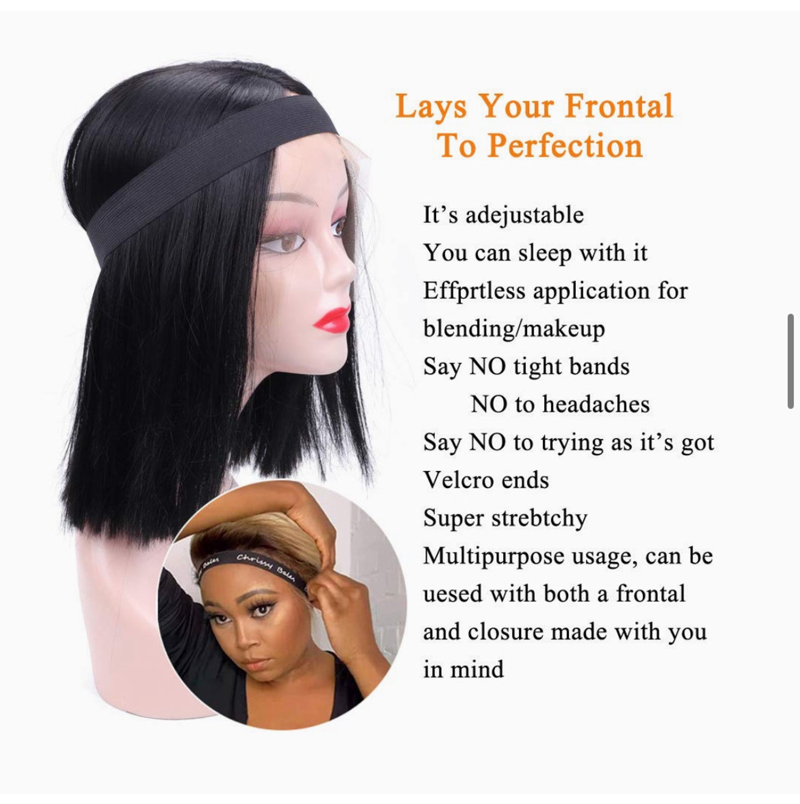 Lace Melting Elastic Edge Band for Wig - Etsy
