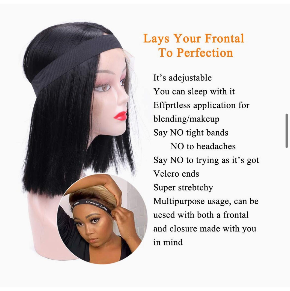 Lace Melting Elastic Edge Band for Wig - Etsy