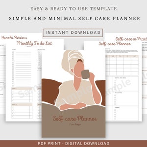 Digital Self Care Planner, Self Love Goodnote Planner, Digital Wellness ...