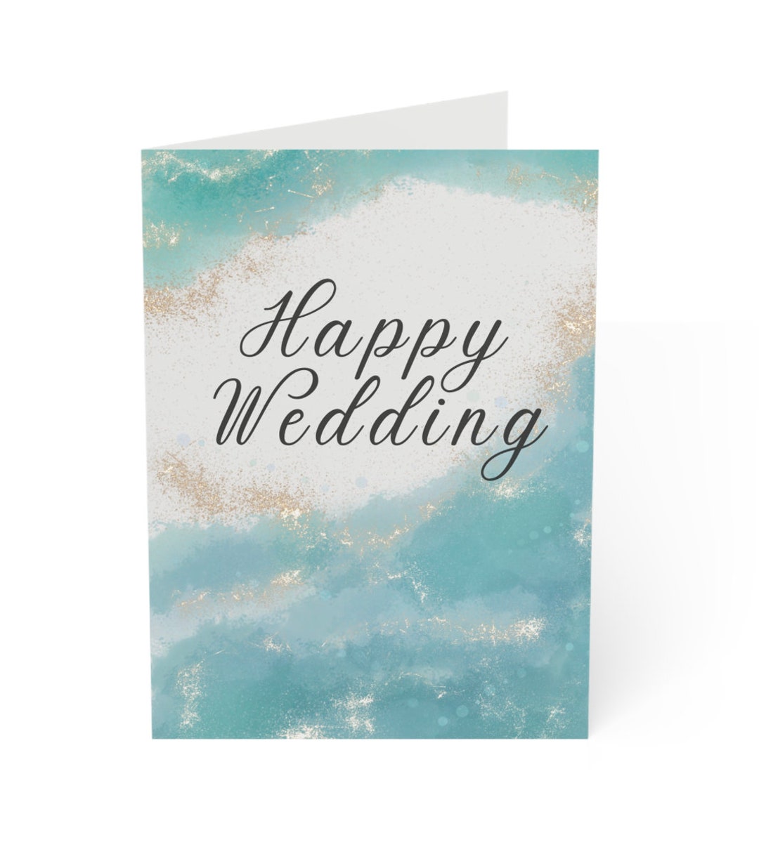 Happy Wedding Greeting Cards (10, 30, and 50pcs) - Etsy